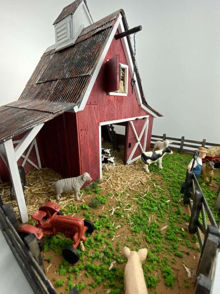 Small Town Farm with Barn - Cape Cod Miniatures