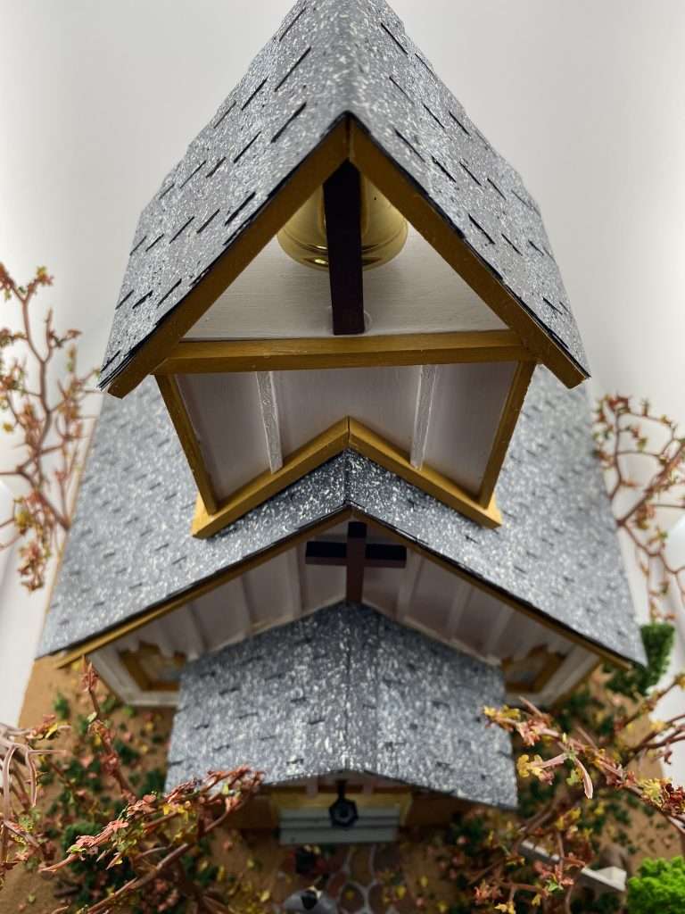 Time To Pray In Our Small Town Church - Cape Cod Miniatures