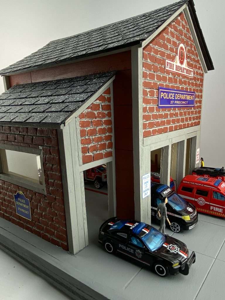 Fire & Police Station - Cape Cod Miniatures