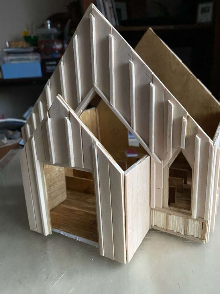 Time To Pray In Our Small Town Church - Cape Cod Miniatures